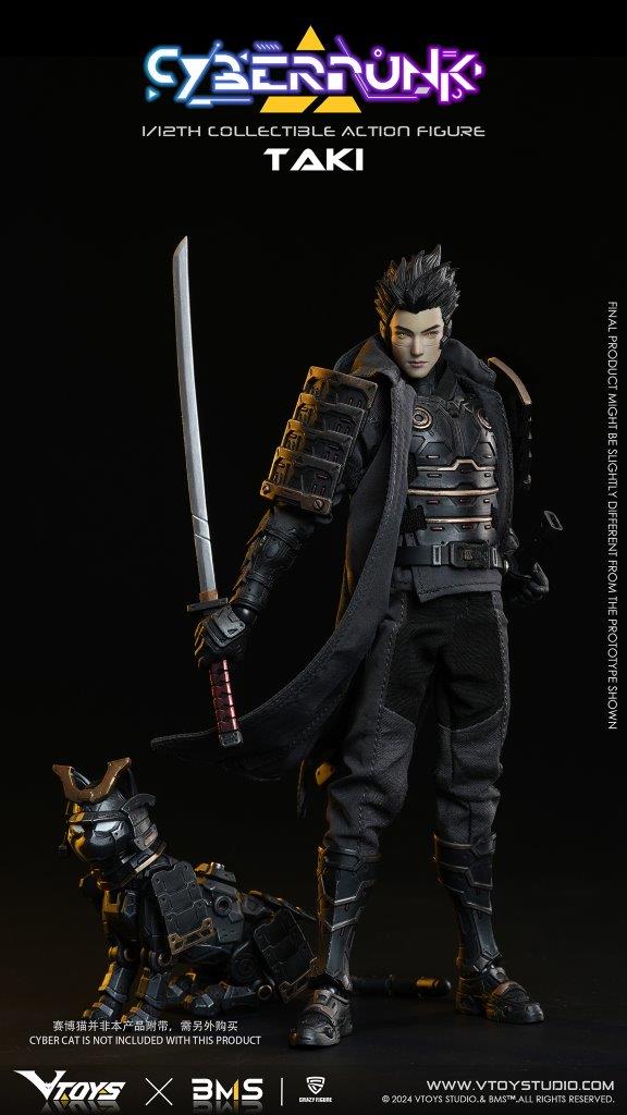 VTOYS X BMS 1:12 Cyberpunk Samurai Taki Boxed Figure [VSD-010] - EKIA ...