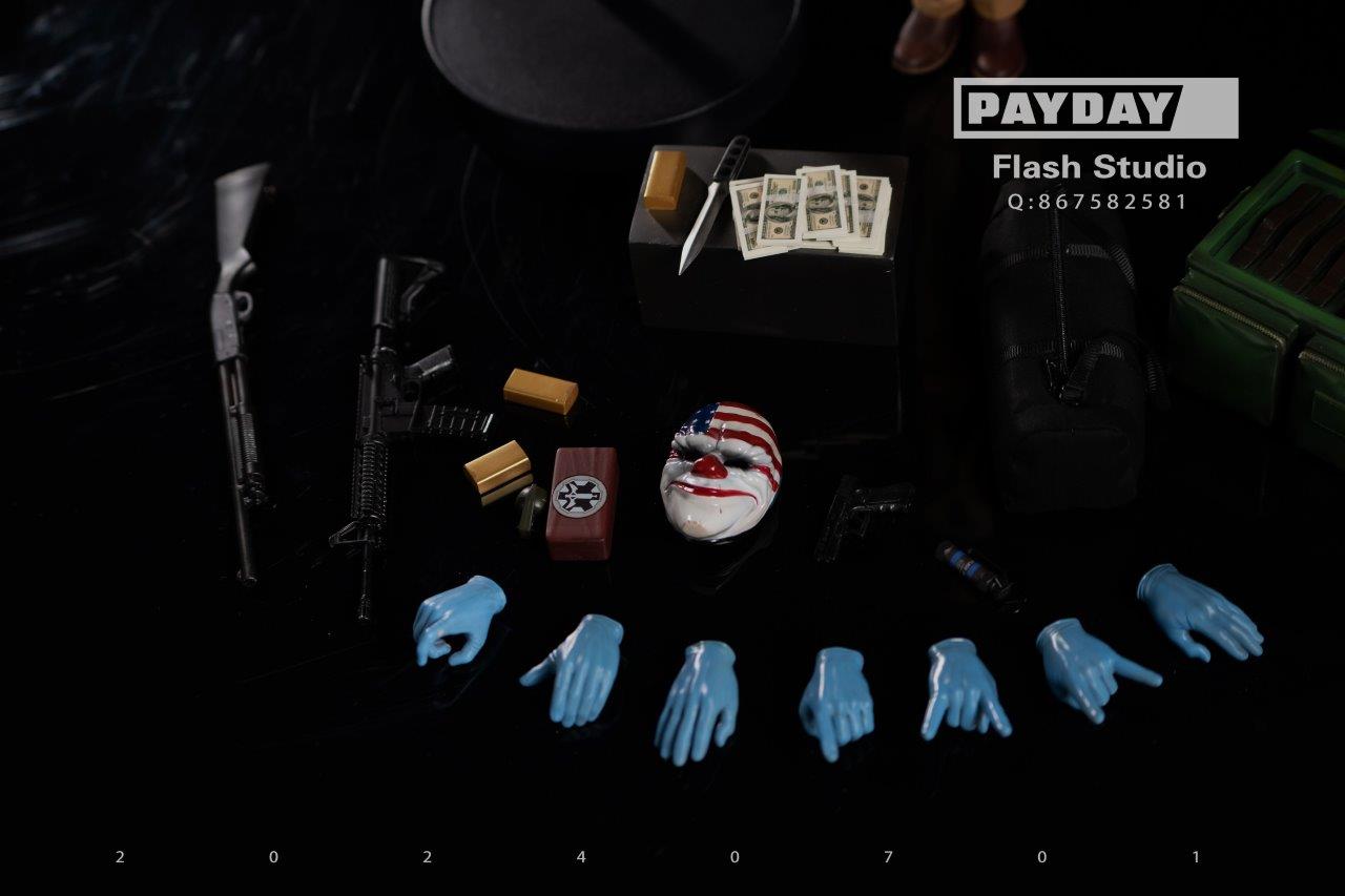Flash Studio 1/6 Scale Dallas PayDay Collectibles Figure [FX-S003 ...