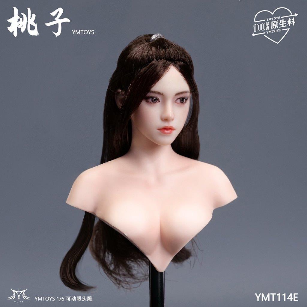 YM Toys 1/6 Taozi Female Head Sculpture with Movable Eyes Deer [YMT-114] - EKIA Hobbies