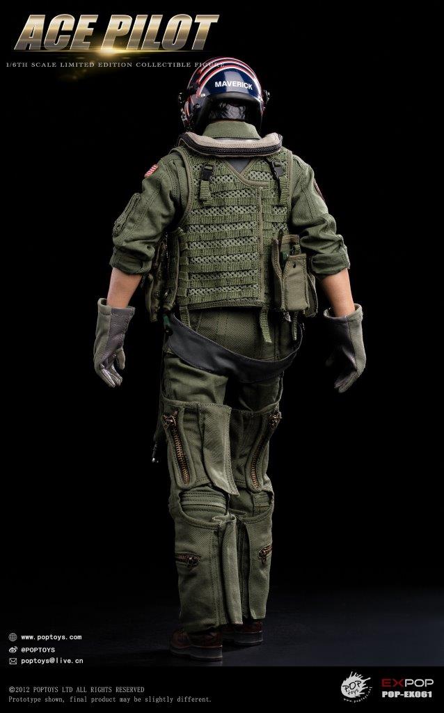 POP Toys 1/6 ACE Pilot Flying Suit Collectibles Figure [POP-EX061 ...