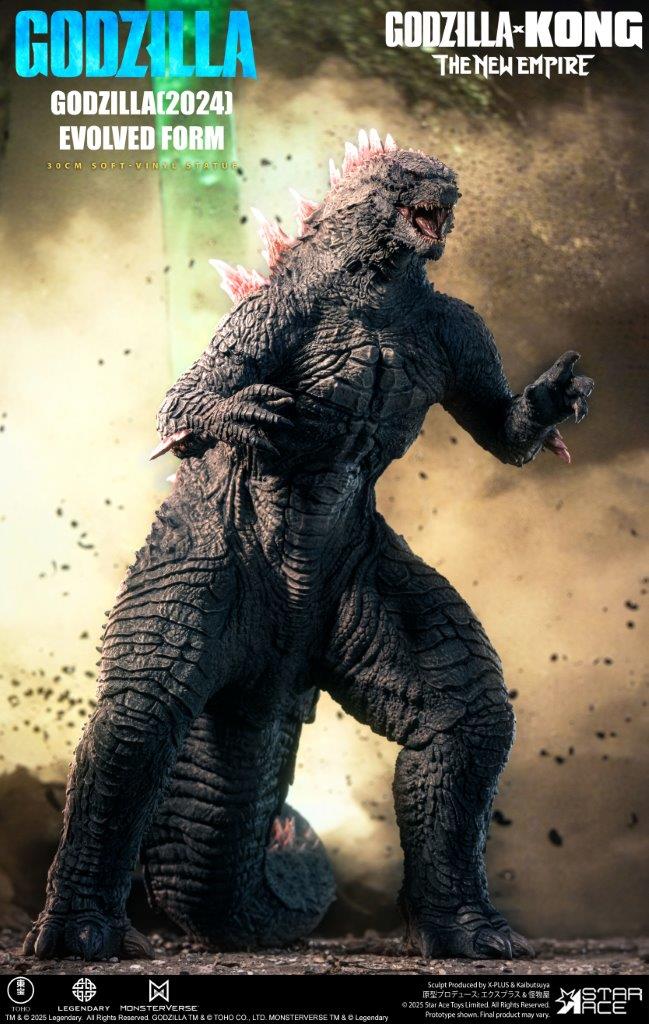 Star Ace Godzilla 2024 Evolved Form DX Soft Vinyl Statue [SA-6067 ...