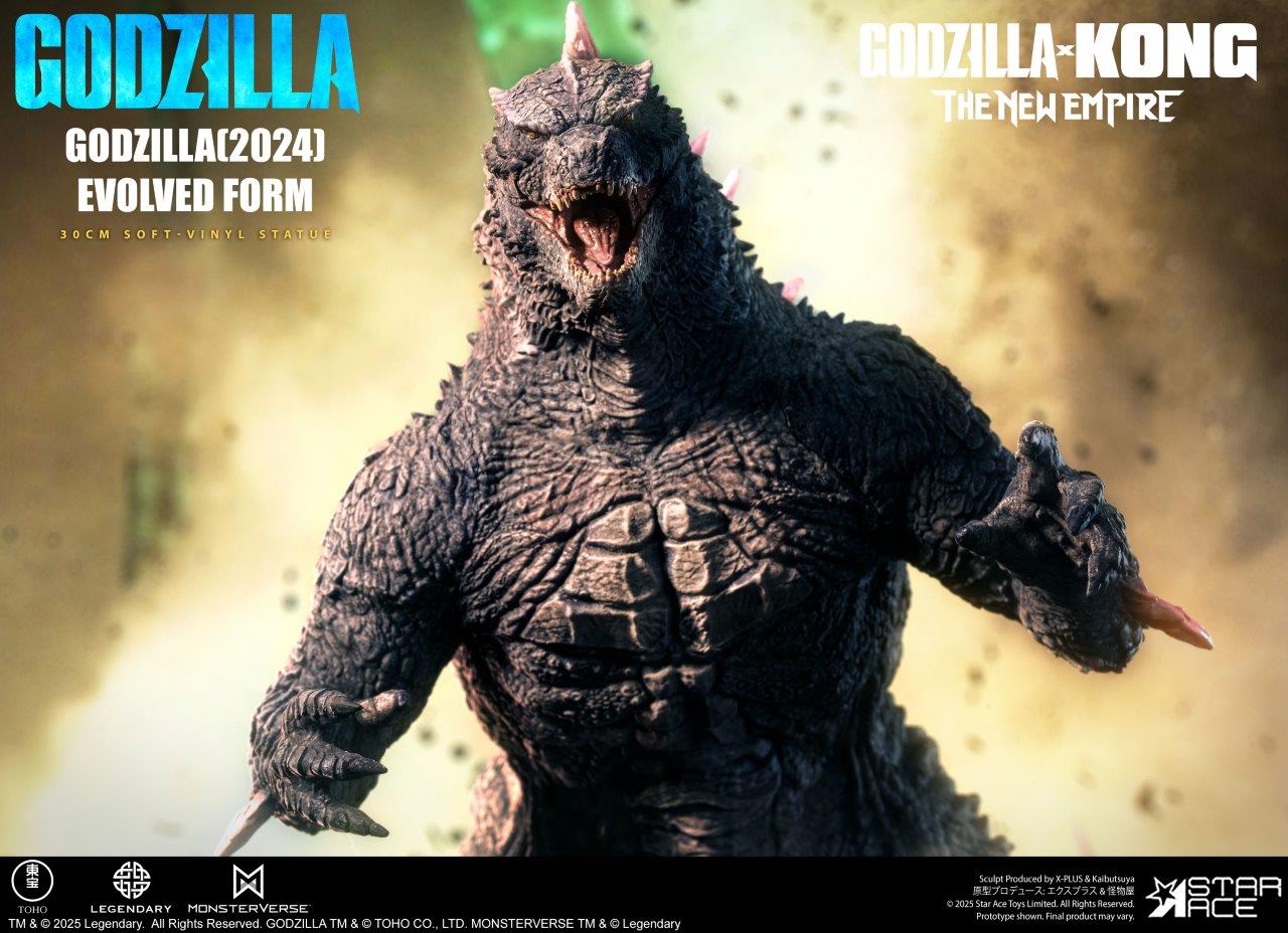 Star Ace Godzilla 2024 Evolved Form DX Soft Vinyl Statue [SA-6067 ...