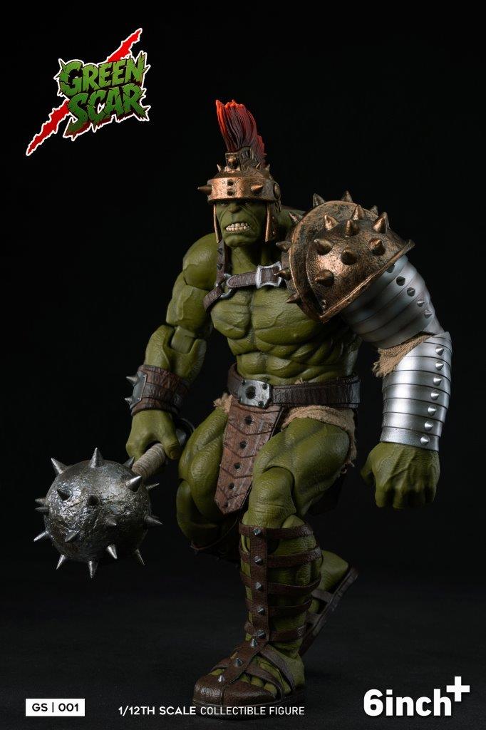 6inchplus 1:12 Green Scar Action Figure [GS-001] - EKIA Hobbies