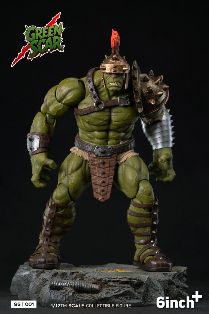 6inchplus 1:12 Green Scar Action Figure [GS-001] - EKIA Hobbies