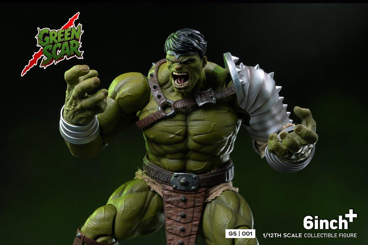 6inchplus 1:12 Green Scar Action Figure [GS-001] - EKIA Hobbies