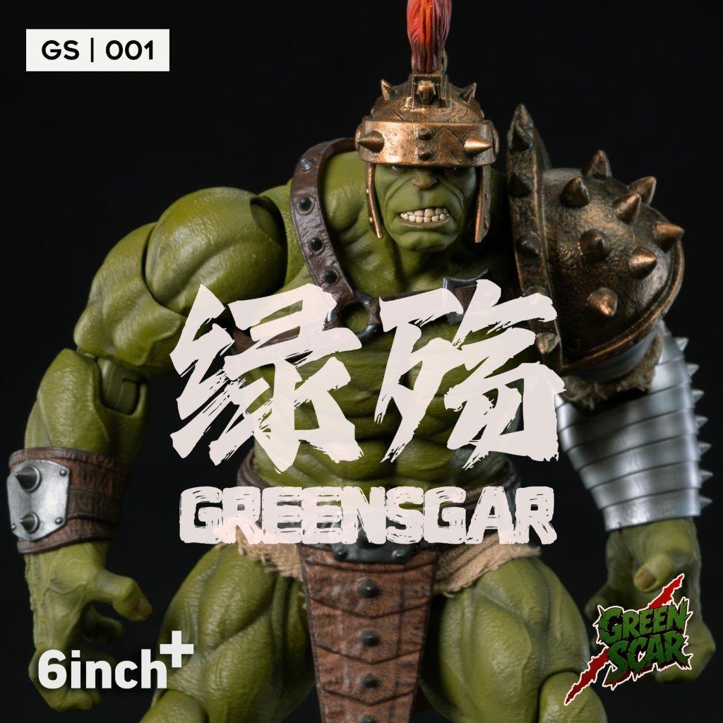 6inchplus 1:12 Green Scar Action Figure [GS-001] - EKIA Hobbies