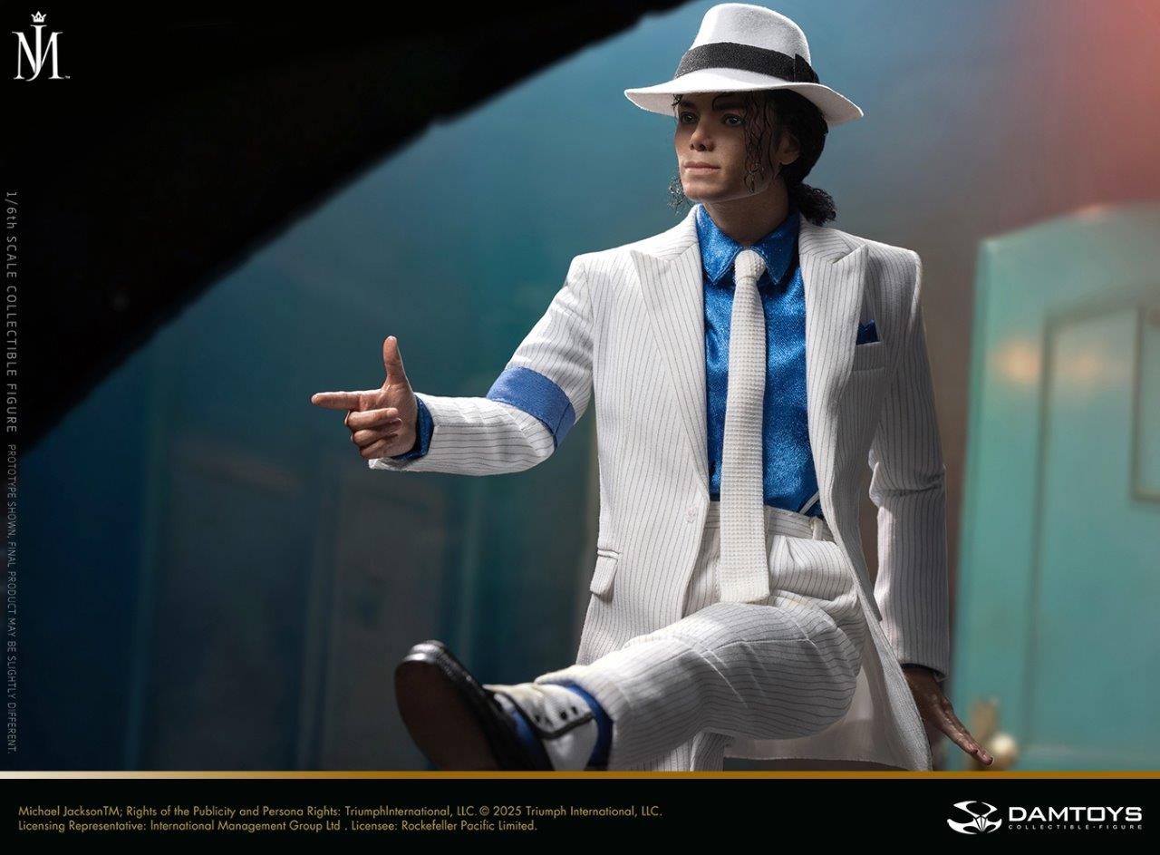 Dam Toys “Smooth Criminal” Michael Jackson Deluxe's Edition 1/6 Figure ...