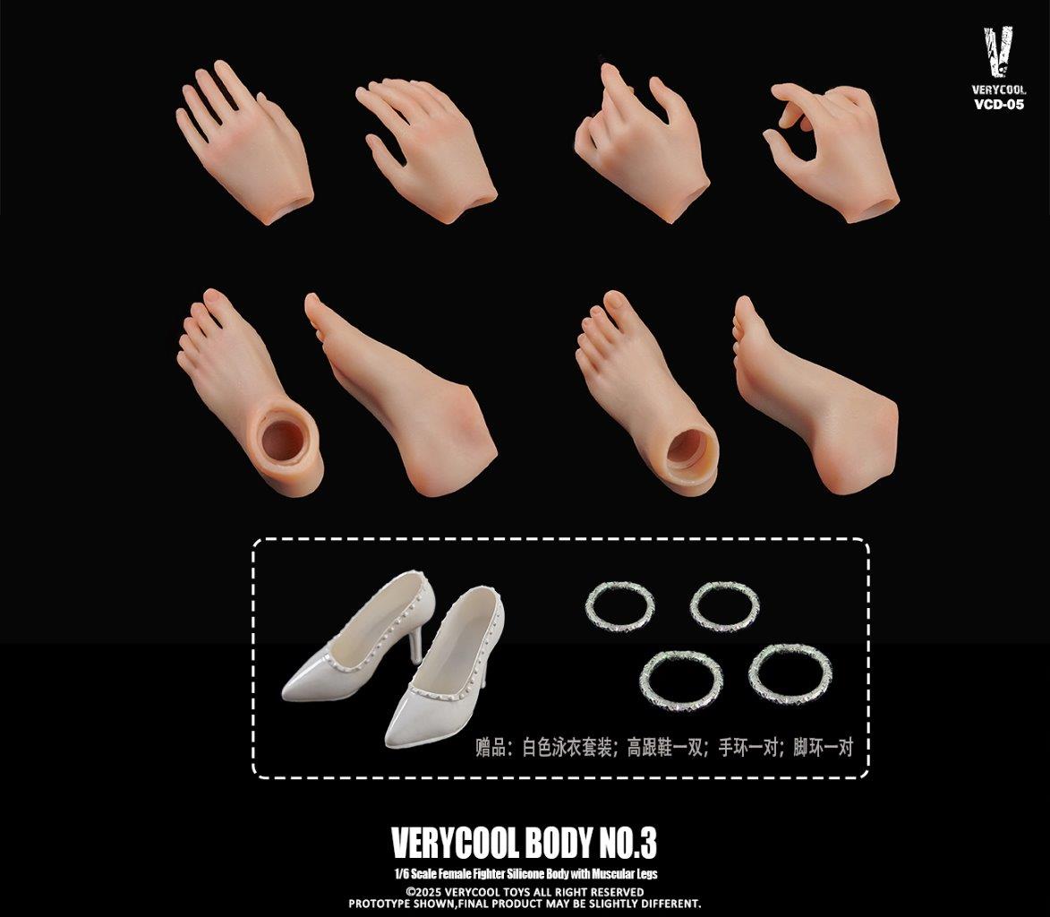 Very Cool 1/6 Fair complexion Chubby Silicone Female Body No.3 [VC-D03A ...