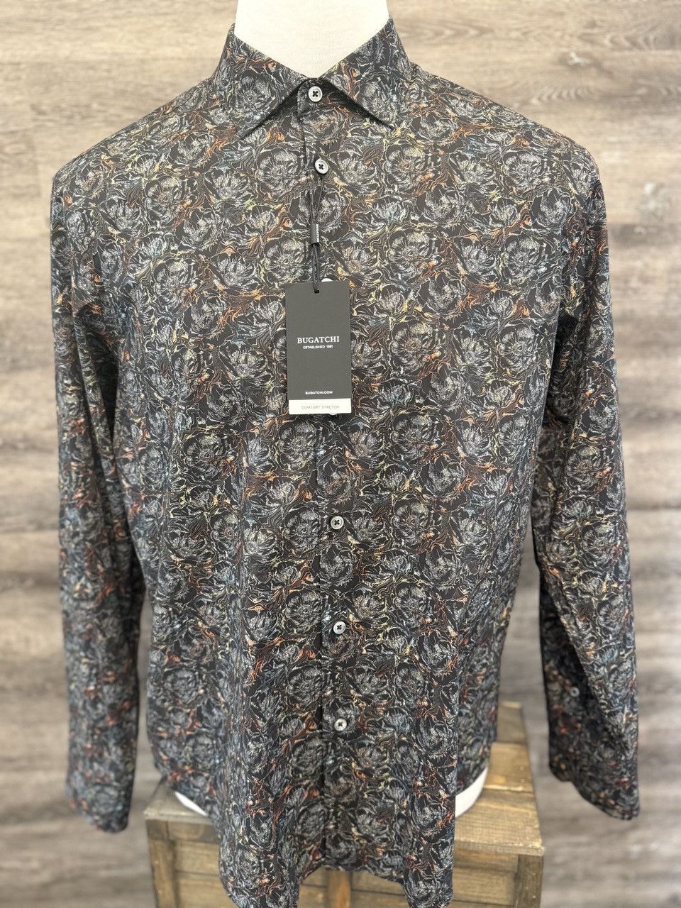 BUGATCHI BLACK CS3112L3 - Bolder Menswear
