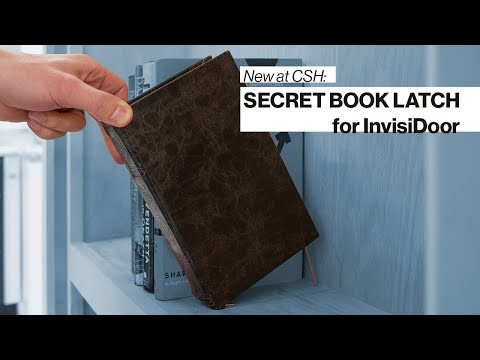 Secret Book Latch for The Invisidoor Pivot Bookcase