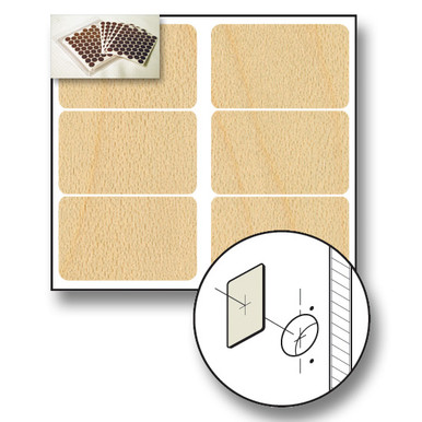 Maple Wood Screw Covers
