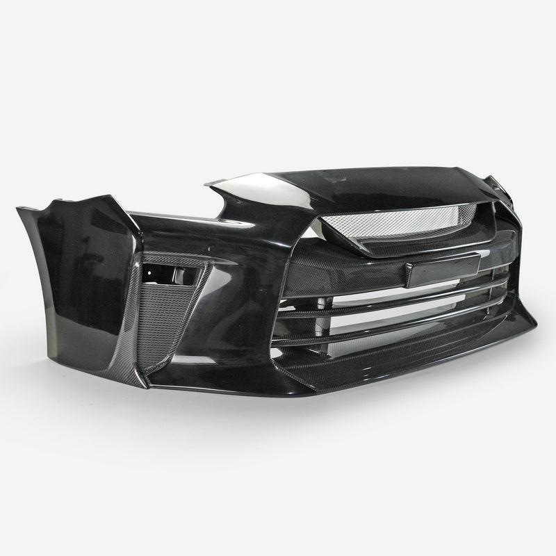 Carbon Fiber Front Bumper & Lip for Nissan GTR R35 (2008-Current ...