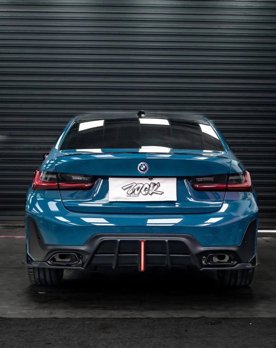 ABS Rear Diffuser & Canards for BMW 3 Series G20 330i M340i LCI