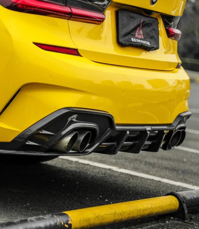 Carbon Fiber Rear Diffuser for BMW G20 330i M340i 2019-2022