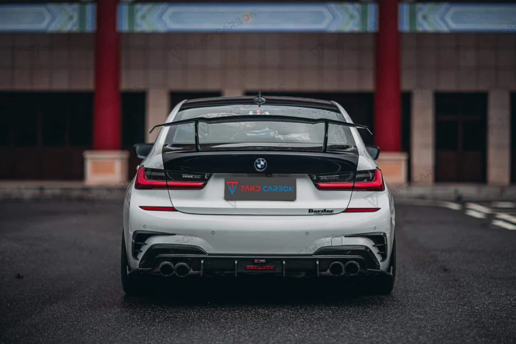 Carbon Rear Diffuser & Canards for BMW 3 Series 330i M340i G20 Pre-LCI