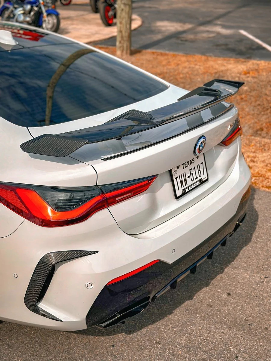 MP Style Carbon Fiber Rear Spoiler Wing for BMW M3 M4 G80 G82 G20 G22 ...