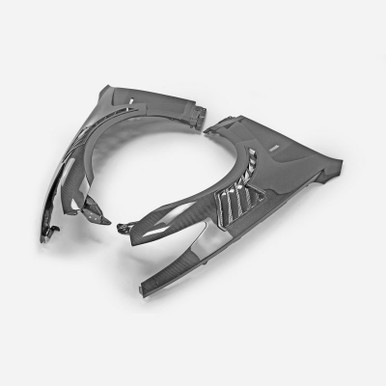 Carbon Fiber EPA ATTK type front vented fender (with upper vent) for ...