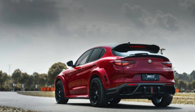Carbon Pre-preg Carbon Fiber Rear Trunk Spoiler For Alfa Romeo Stelvio