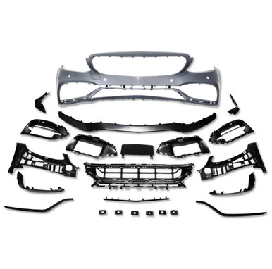 Front Grille Bumper Cover For C-Class 19-23 W205 Benz Sedan Coupe C63 ...