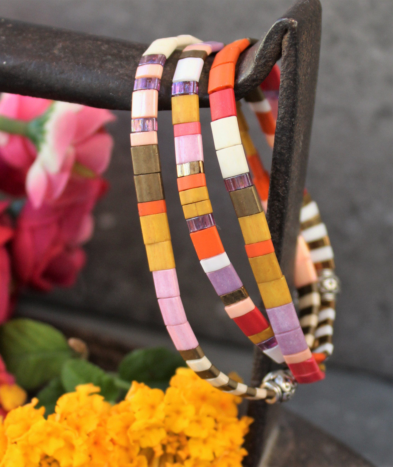 Tile Bracelet Set - Retro | Ever Designs Jewelry