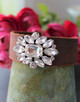 Repurposed Brooch Boho Chic Leather Cuff | Ever Designs Jewelry