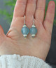 Ice Blue Glass Earrings | Ever Designs Artisan Jewelry