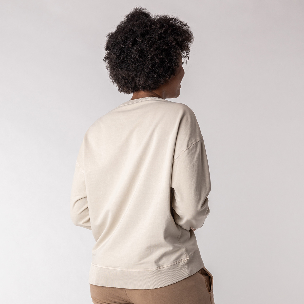 Organic Cotton Fleece Crew, Fleece Crewneck