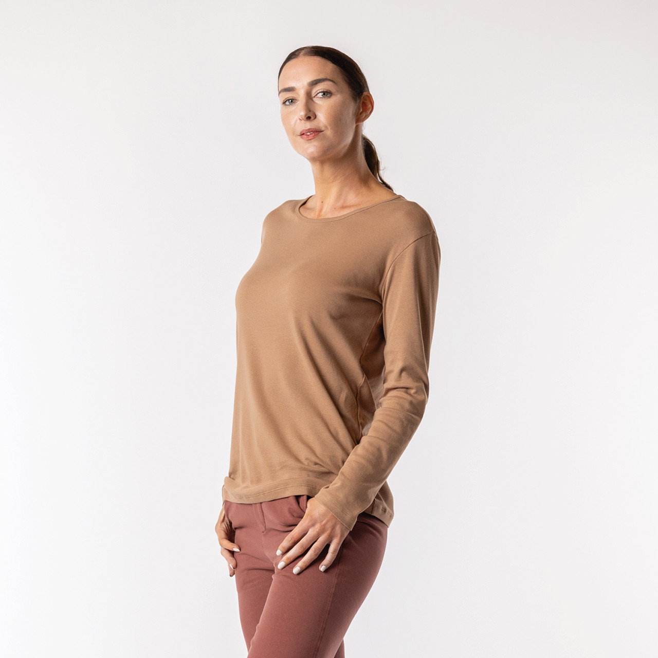 Organic Cotton Layering Tee - Long Sleeve Tee