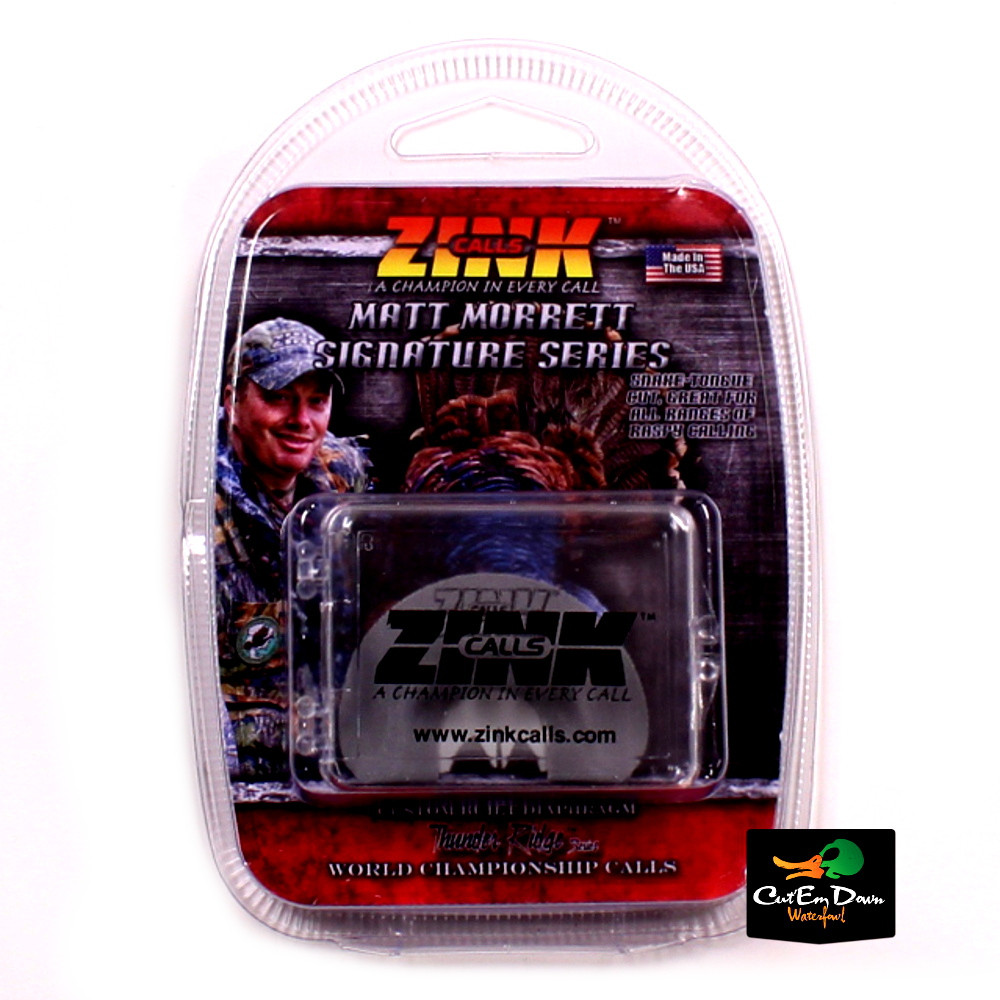 Zink Calls Matt Morrett Signature Turkey Mouth Call