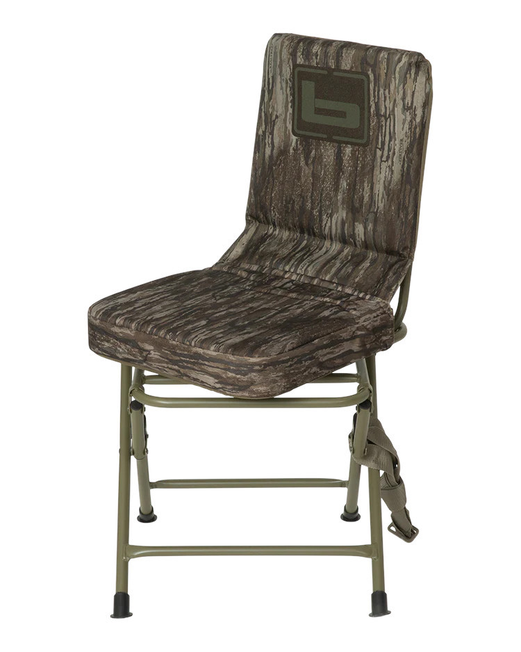 Banded Swivel Blind Chair – Silent 360° Rotation, Adjustable Legs ...