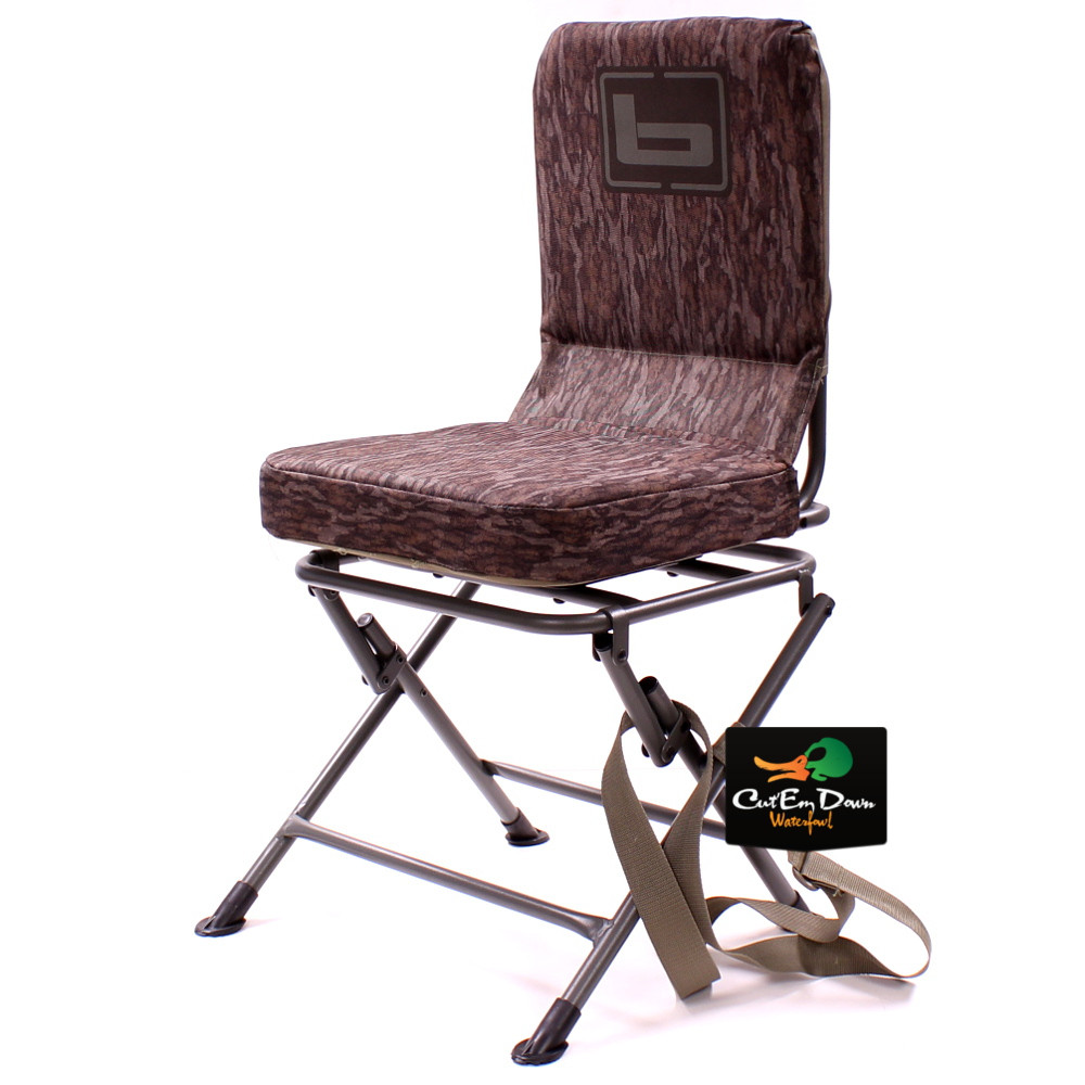 Banded Swivel Blind Chair – Silent 360° Rotation, Adjustable Legs ...