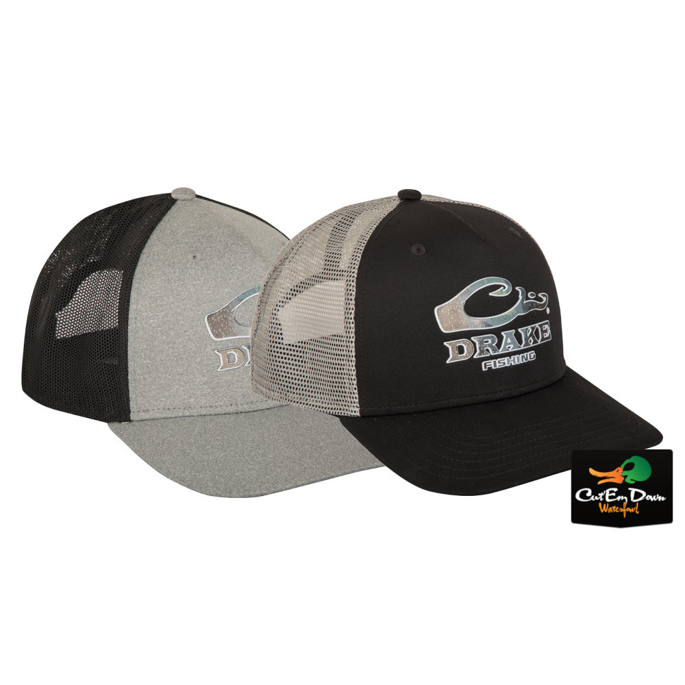 Drake Performance Fishing Logo Mesh Back Ball Cap