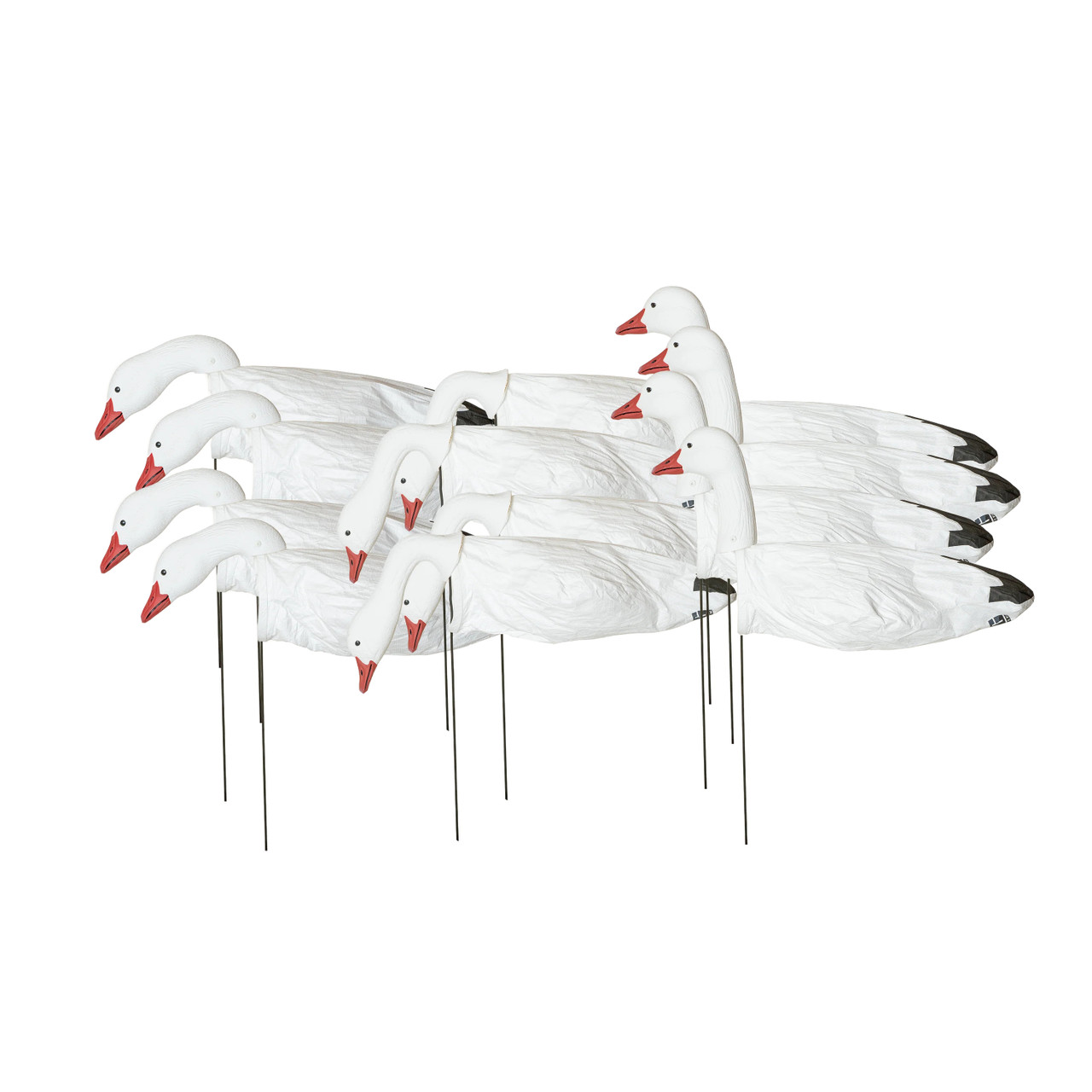 Avery GHG 3D Head Pro-Grade Windsock Decoys - Snow Goose With Painted Heads