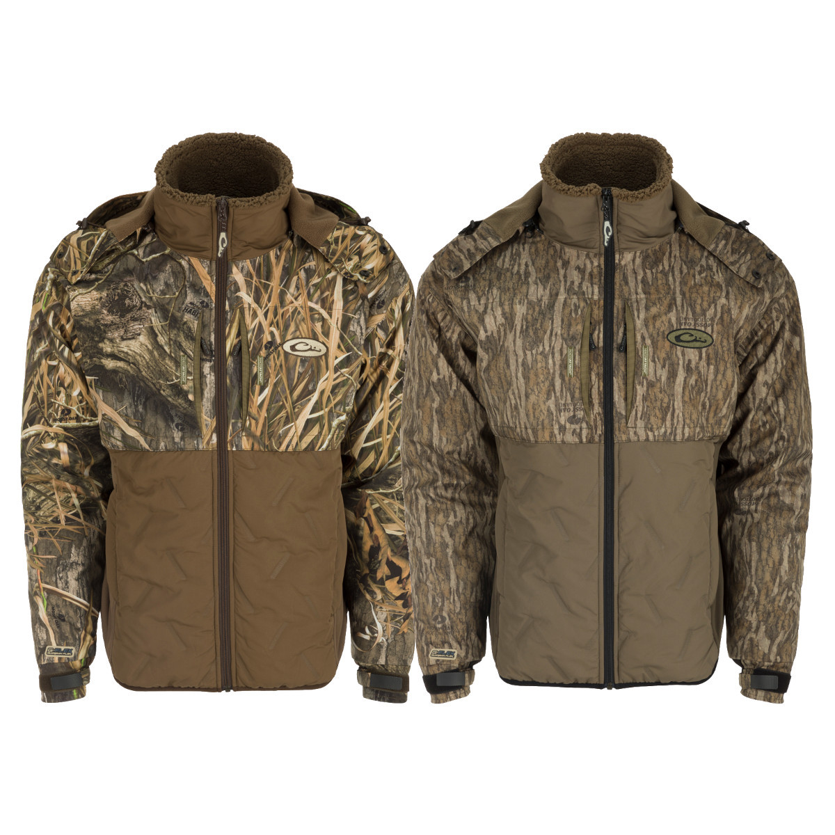 Drake Waterfowl LST Guardian Flex Double Down Eqwader Full Zip With Hood