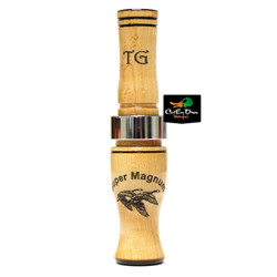 Tim Grounds Super Mag Goose Call - Birds Eye Maple Wood