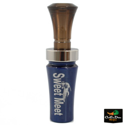 Tim Grounds Sweet Meet Duck Call - Electric Blue and Smoke