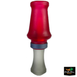 J.J. Lares Hybrid Acrylic Duck Call - Matte Red / Smoke