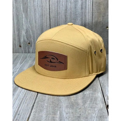AFW Leather Patch 7 Panel Biscuit Cap