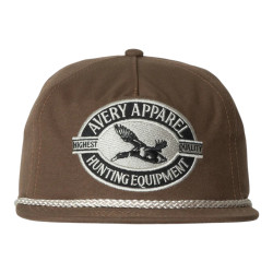 Avery Outdoors Hunting Equipment Patch Logo 5 Panel Rope Cap