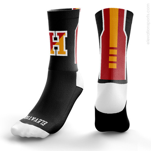 Custom Basketball Socks - 3 Pointer | Elevation Sports