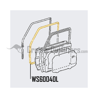 Front Door Left Hand Side Removable Top Model - OEM Toyota - Fits 7x ...