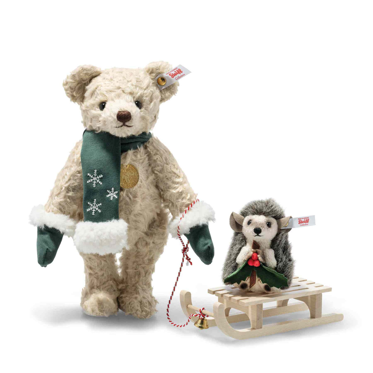 Steiff Teddies for tomorrow Teddy Bear with Hedgehog - 007286