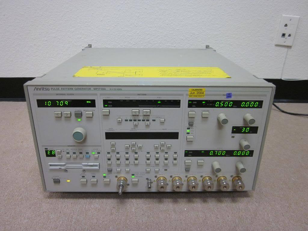 Anritsu MP1758A 100 MHz to 12.5 GHz Pulse Pattern Generator - Spaulding ...