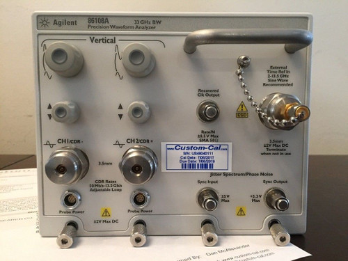 Agilent 86108A Precision Waveform Analyzer 86100C / D Oscilloscopes ...