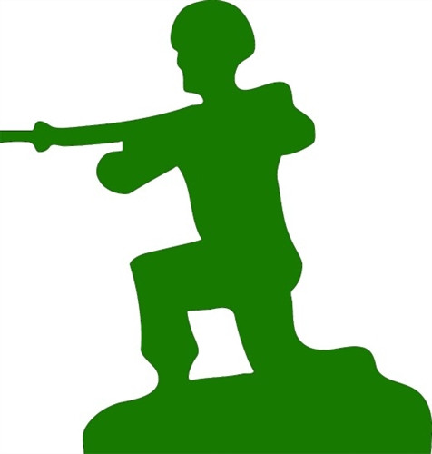 Kneeling Army Man Unfinished Cutout, Wooden Shape, Paintable MDF Craft ...