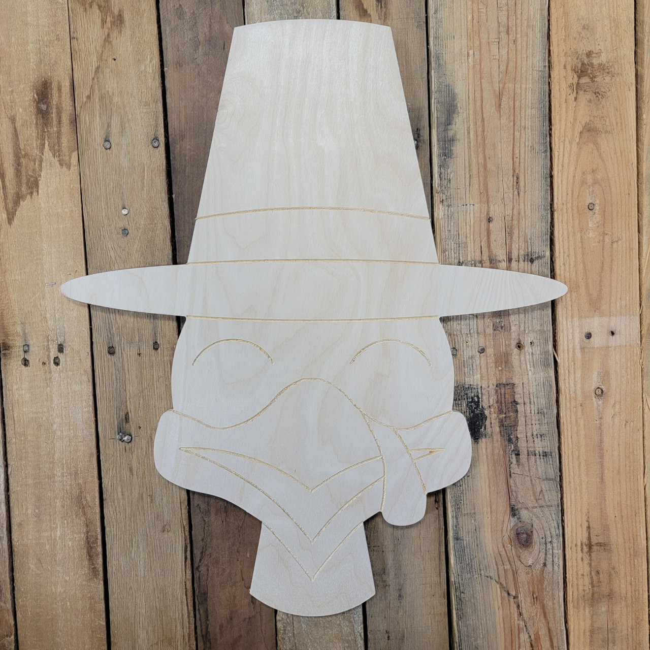 Old Style Badge, Wood Craft Design Paintable MDF Cutout - Build-A-Cross.com