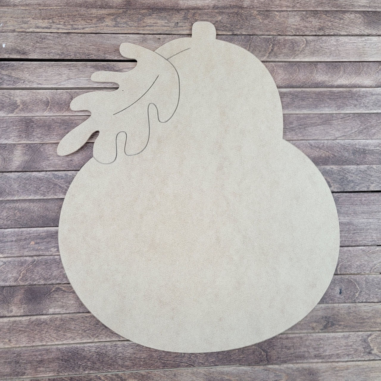 Buy Gourd Wood Cutout, Unfinished Craft, Paint by Line