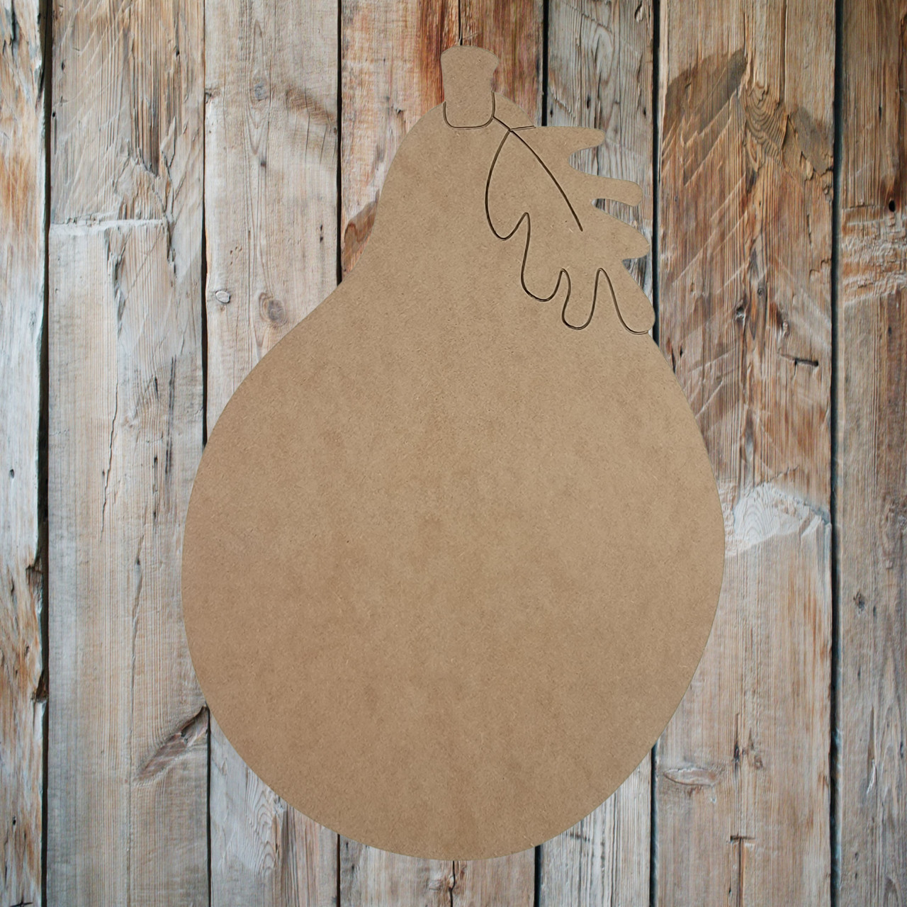 Buy Gourd Wood Cutout, Unfinished Craft, Paint by Line