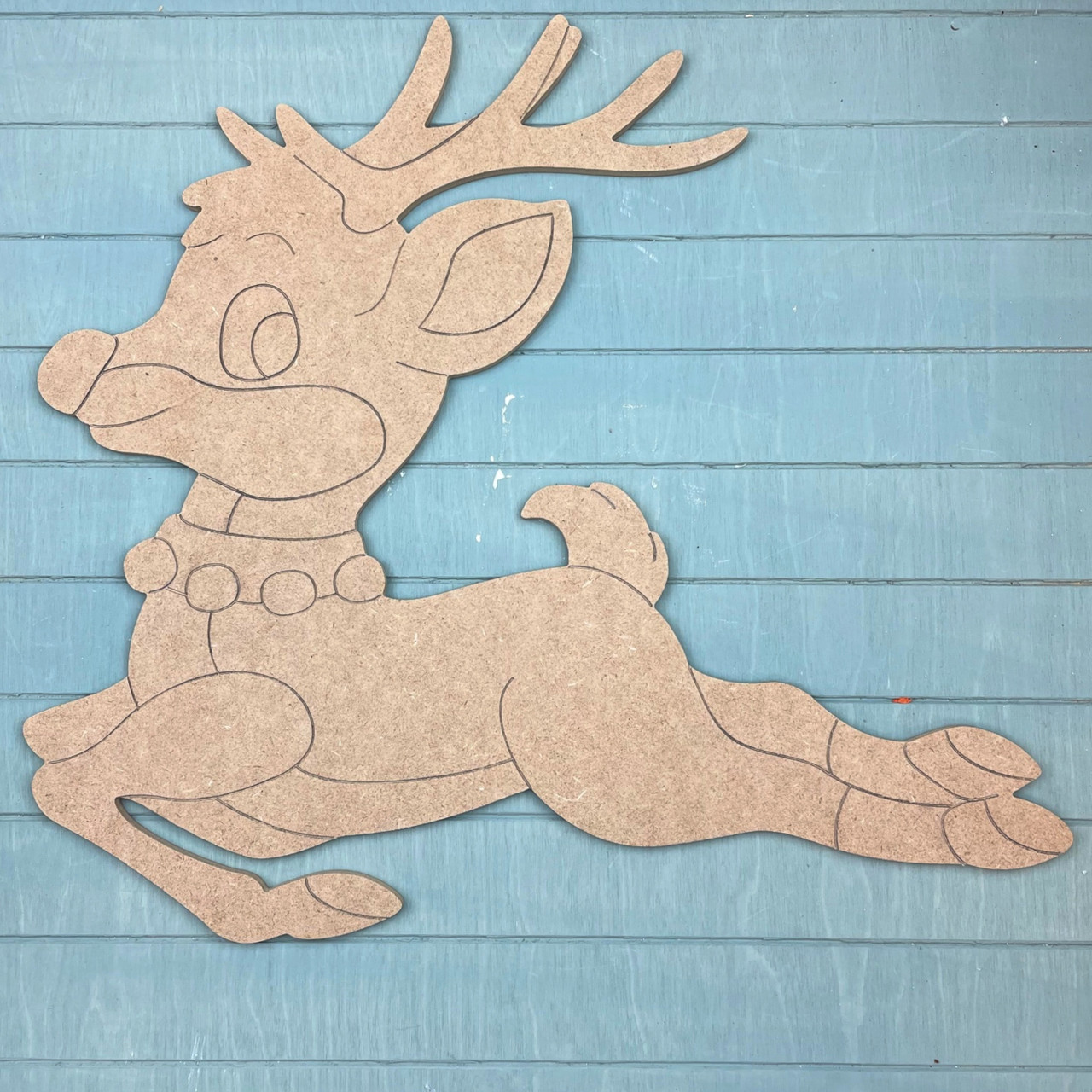 Flying Rudolph | Christmas Craft Shape | Build-A-Cross