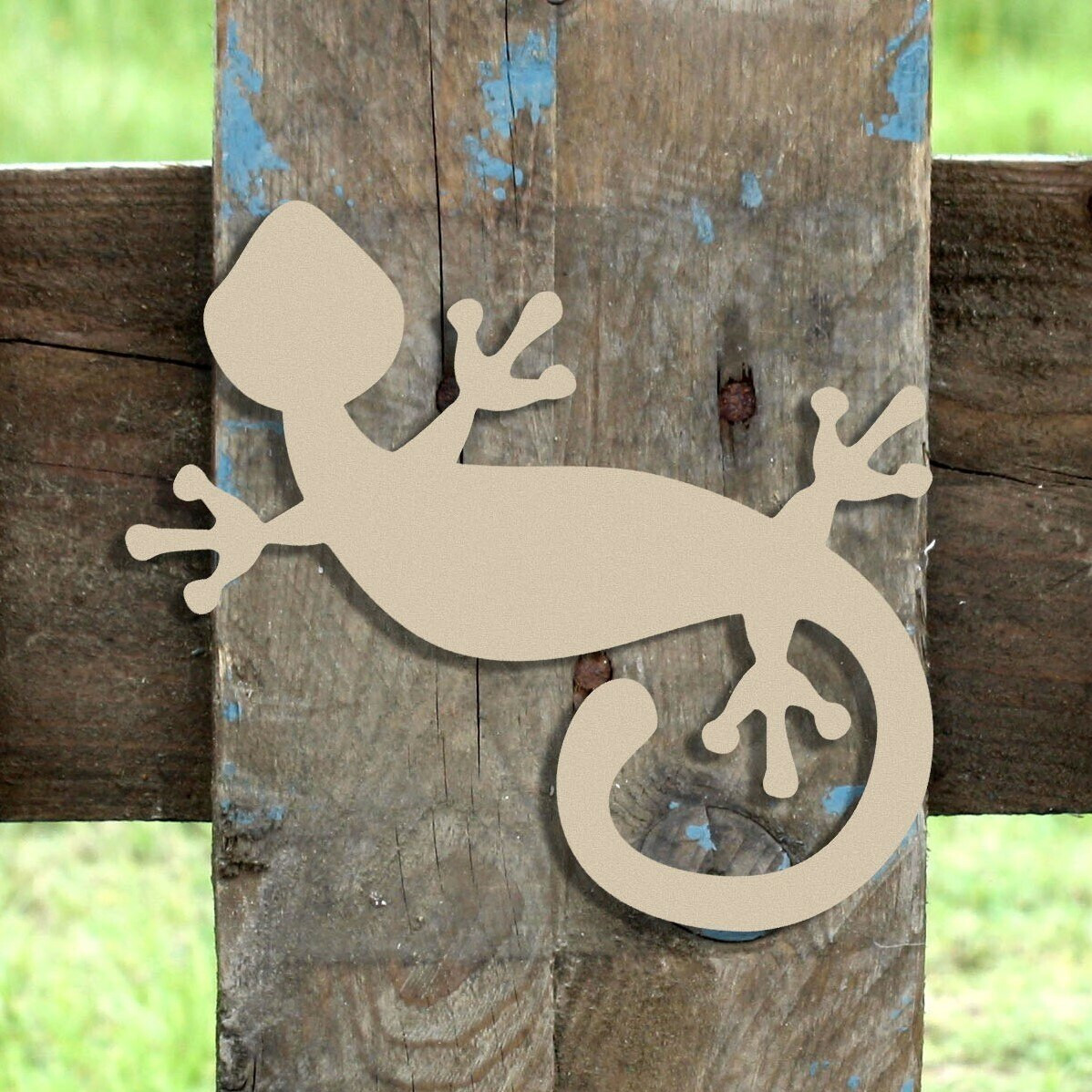 Critter Gecko Unfinished Wooden Shape MDF DIY Craft| Build-A-Cross